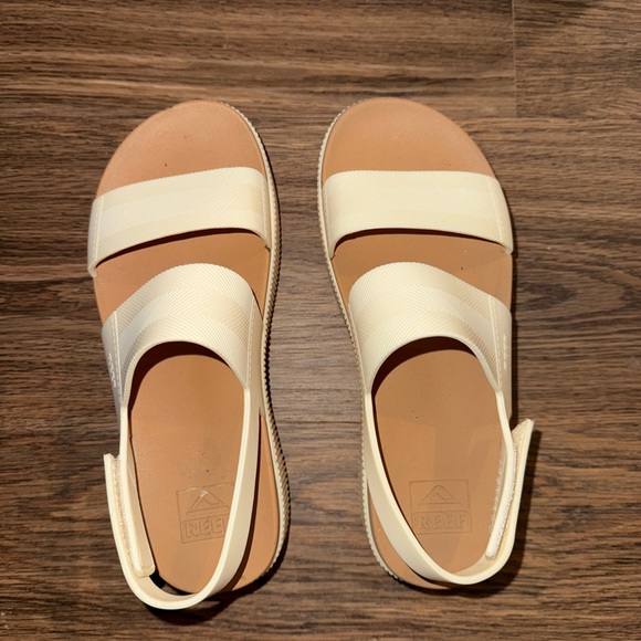 Reef | Shoes | Womens Reef Cream Platform Sandals | Poshmark